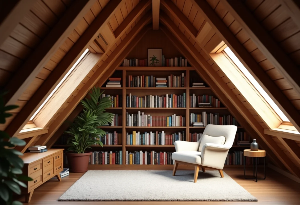 Aménager des combles : conseils pour optimiser l'espace sous plafond ...